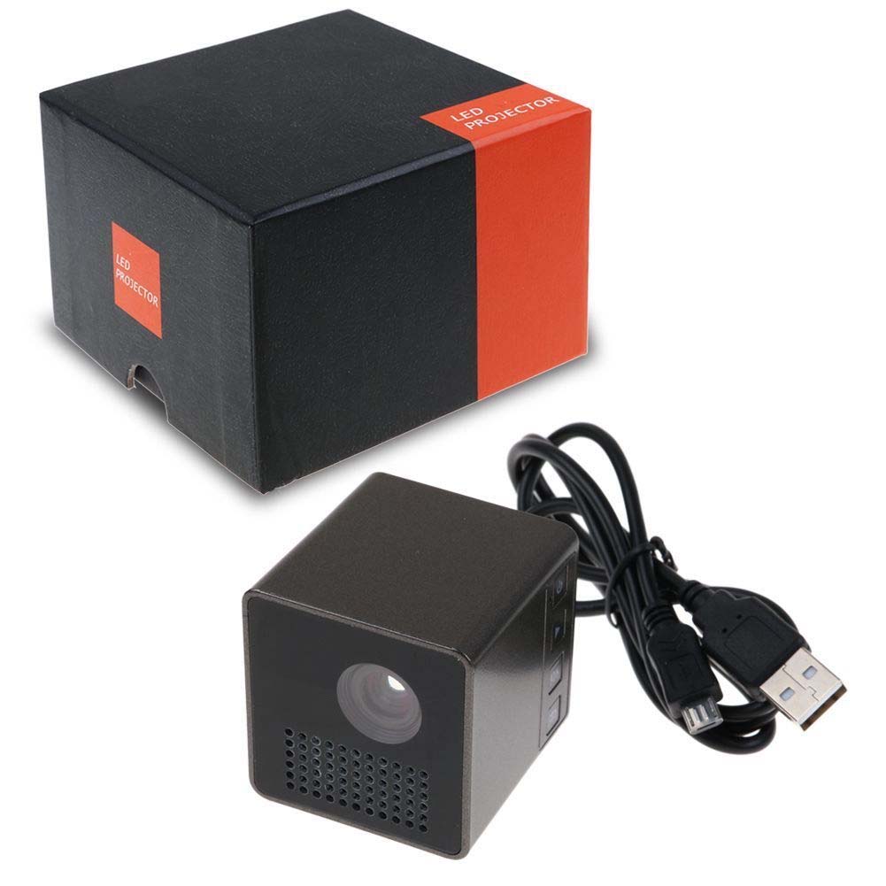 Mini Cube LCD Pocket Projector - iPlus USB Inc.